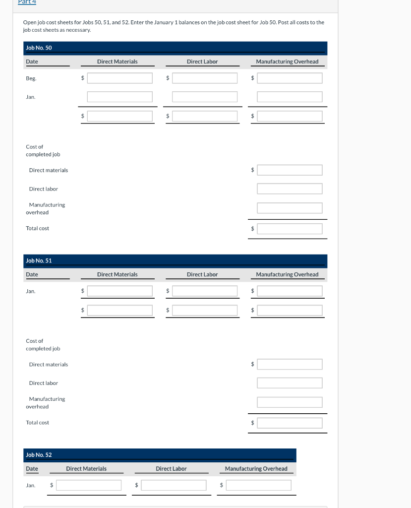 Solved Lott Company uses a job order cost system and applies | Chegg.com