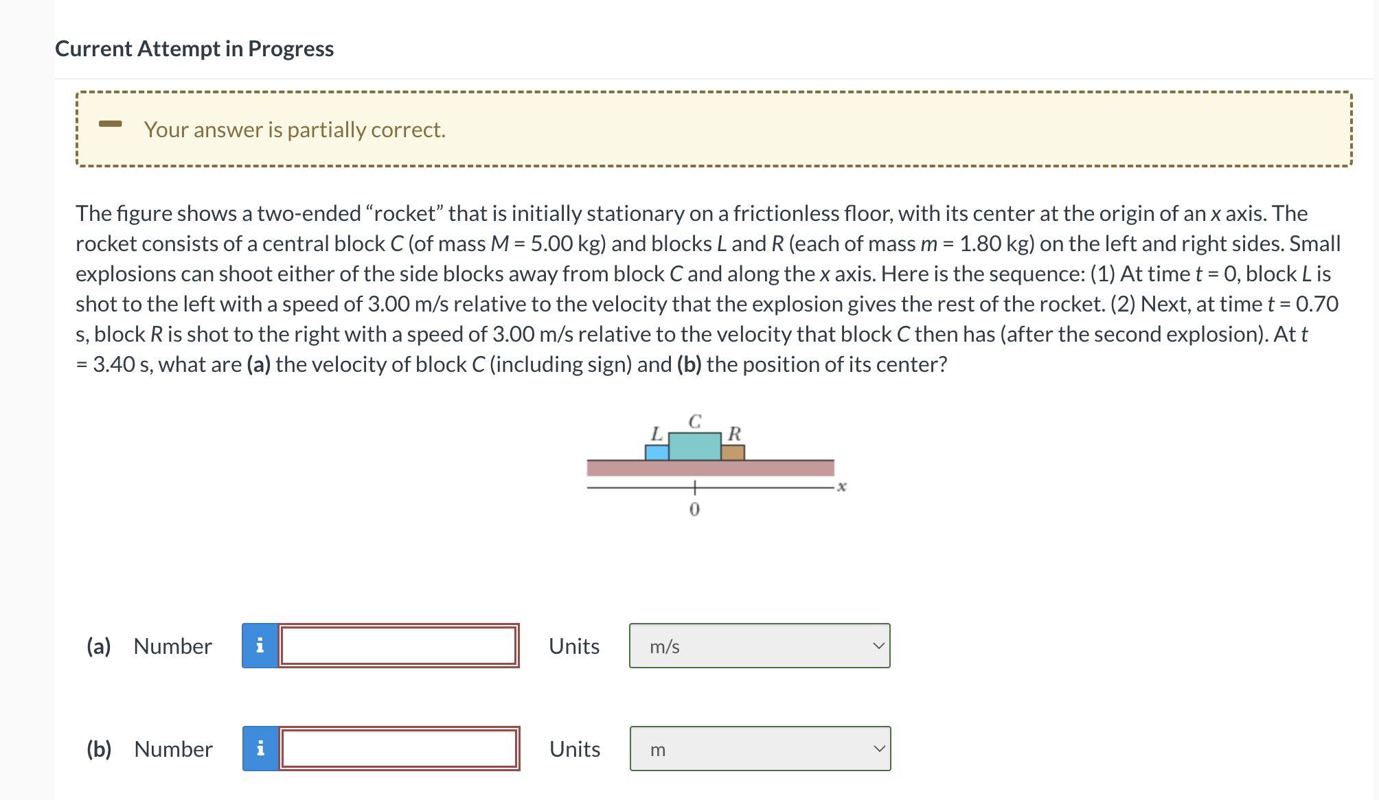 Solved Current Attempt in ProgressYour answer is partially | Chegg.com