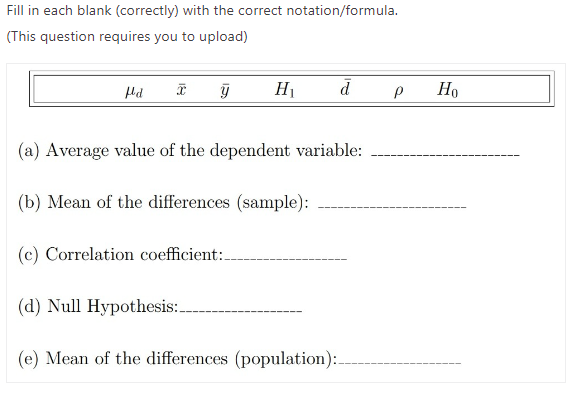 Solved Fill in each blank (correctly) with the correct | Chegg.com