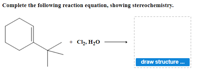 Solved Complete the following reaction equation, showing | Chegg.com
