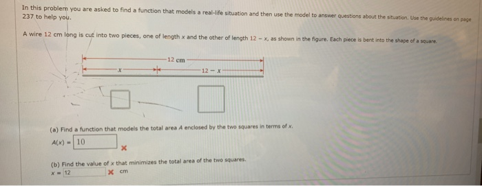 Solved In this problem you are asked to find a function that | Chegg.com