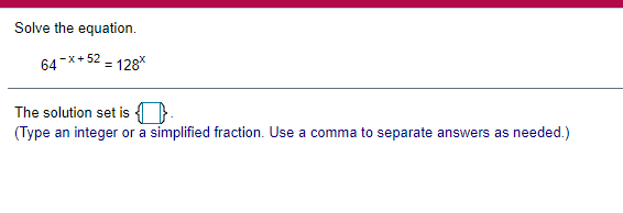 Solved Solve the equation. 64