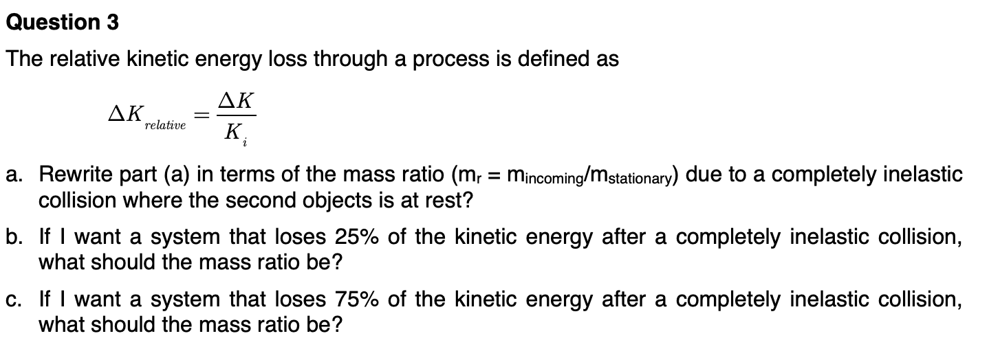 Solved Use the shortcut formulas for collisions to solve | Chegg.com