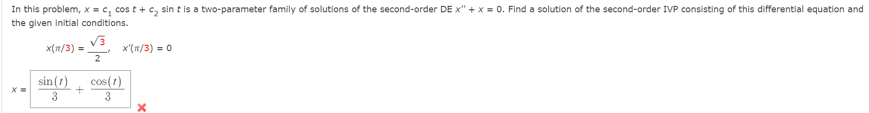 Solved the given initial | Chegg.com