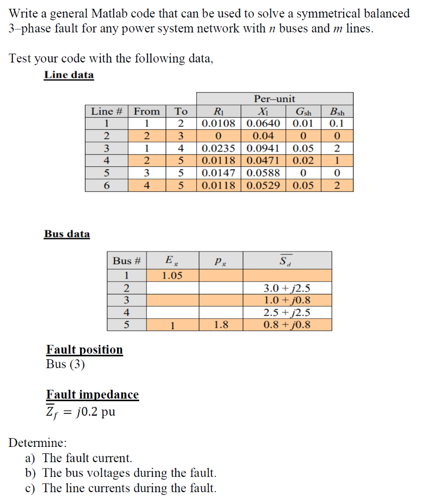 Solved Write a general Matlab code that can be used to solve | Chegg.com