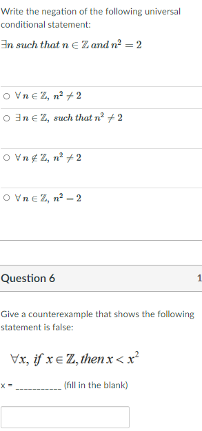 Solved Write the negation of the following universal | Chegg.com