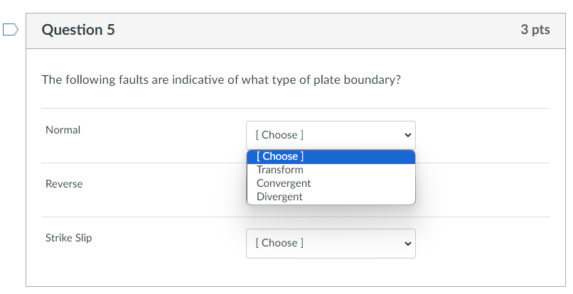 Solved Question 5The following faults are indicative of what | Chegg.com