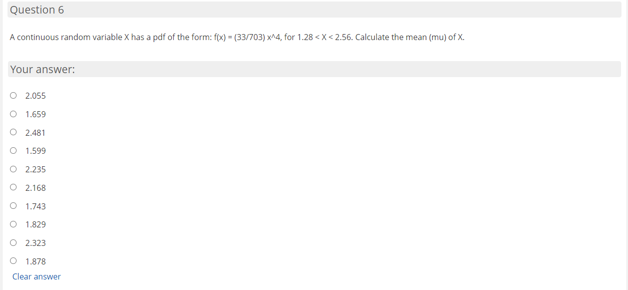 Solved A continuous random variable X has a pdf of the form: | Chegg.com