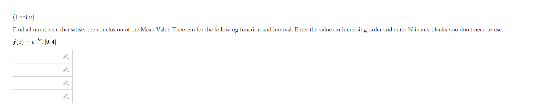 Solved Find all numbers c that satisfy the conclusion of the | Chegg.com
