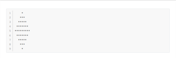 Solved Using C++ create a program that prints a diamond | Chegg.com Solved Using C++ create a program that prints a diamond | Chegg.com