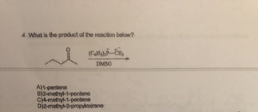 Solved 4. What is the product of the reaction below? | Chegg.com