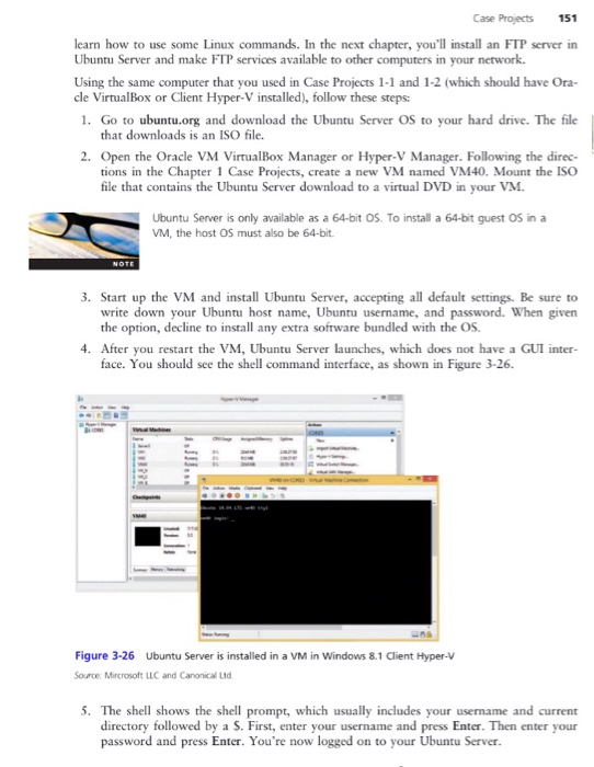 Case Projects Case Project 3 1 Set Up Ubuntu Server