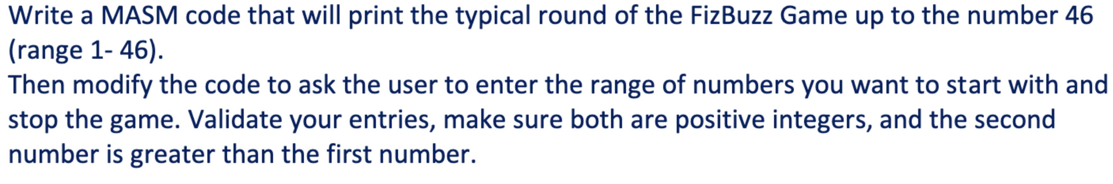 Solved Can you please help me write this code in Masm. I | Chegg.com