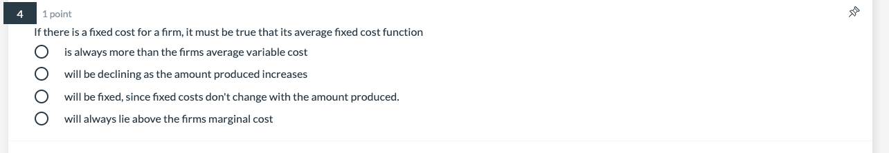 Solved 9 2 points Which of the following is true about a | Chegg.com