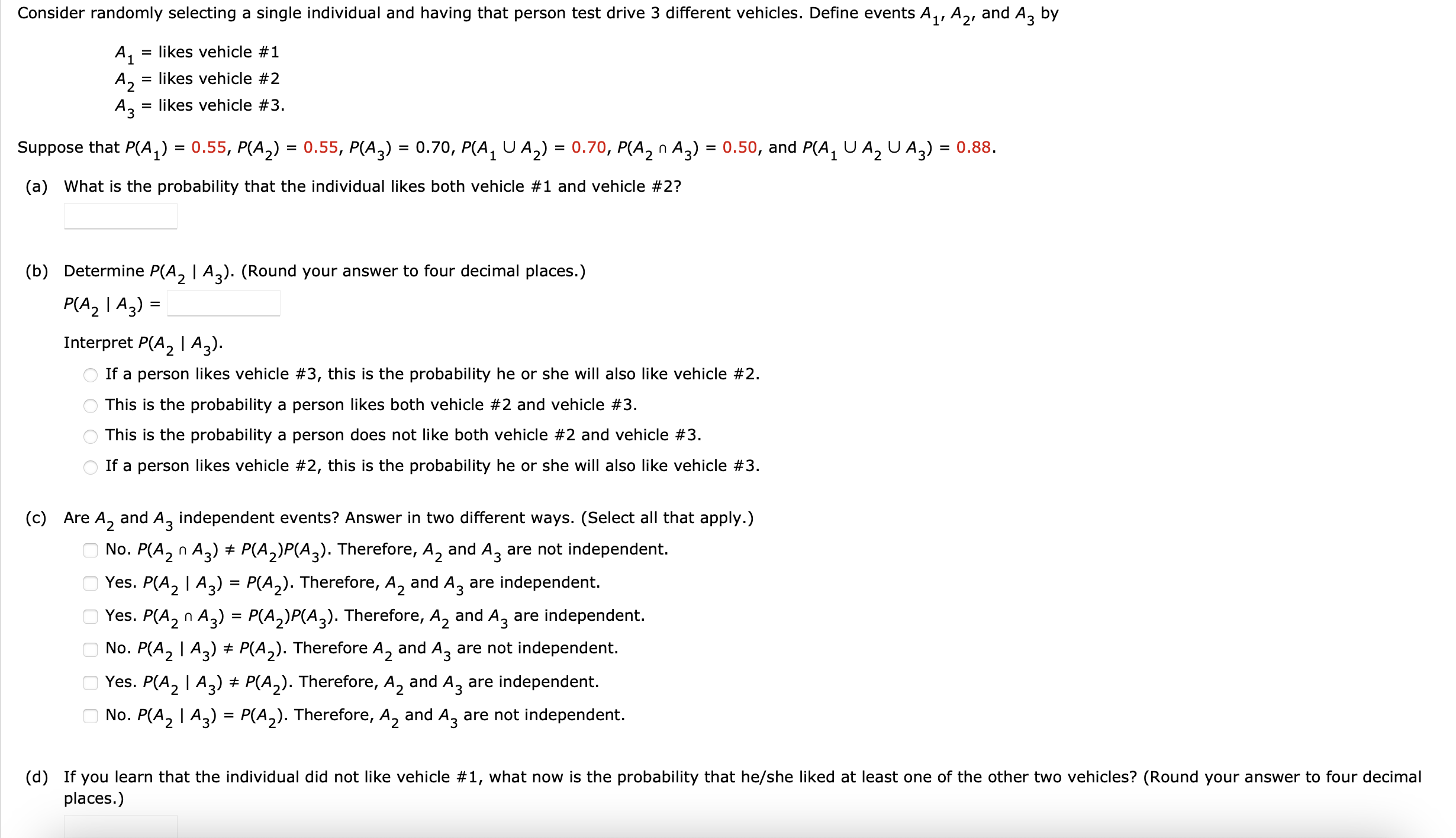 Solved Consider randomly selecting a single individual and | Chegg.com