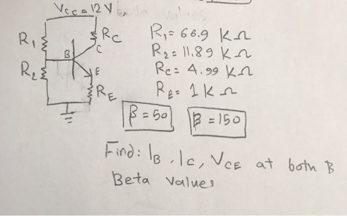 Solved BJT, analog electronics, microelectronics. | Chegg.com
