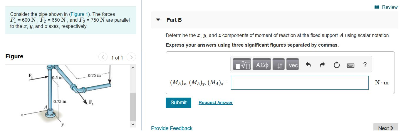 Solved Review Consider the pipe shown in (Figure 1). The | Chegg.com