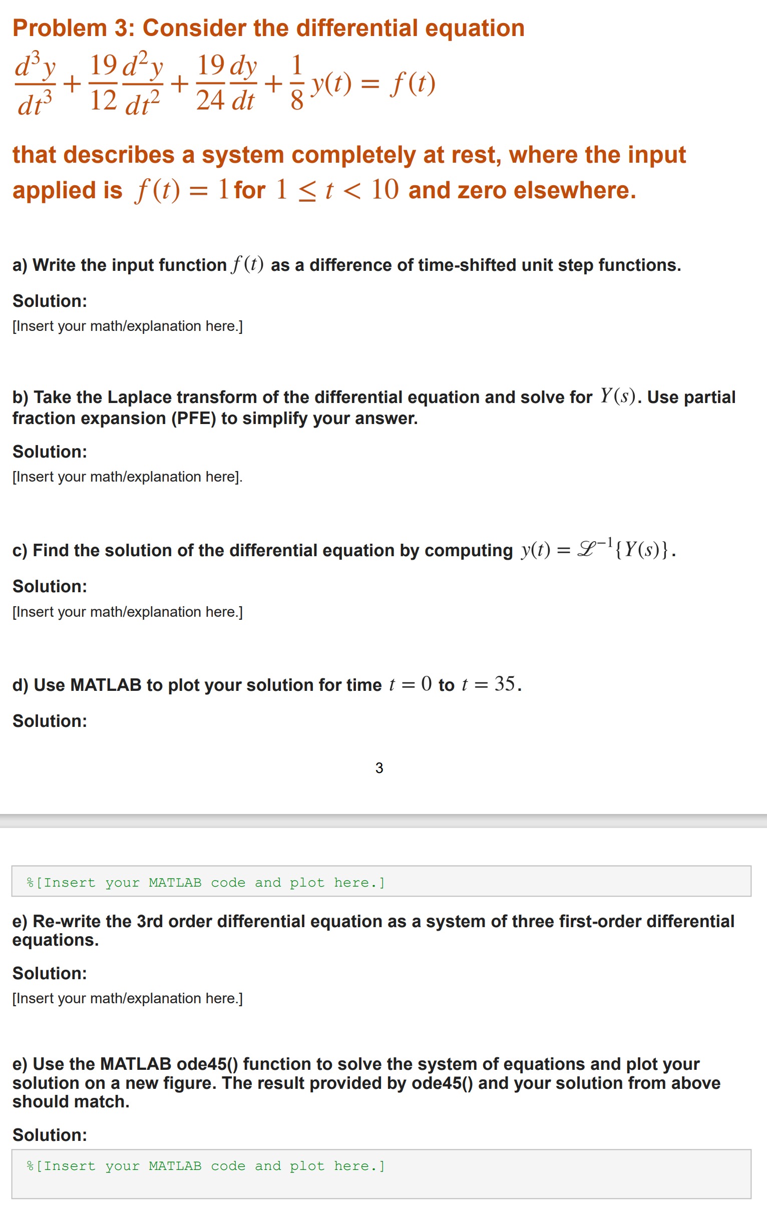 Solved Hi I need help with this problem, for the parts that | Chegg.com