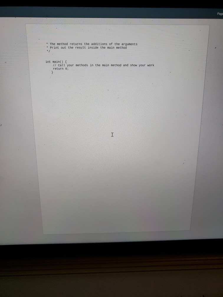 Solved Page 1 #include | Chegg.com
