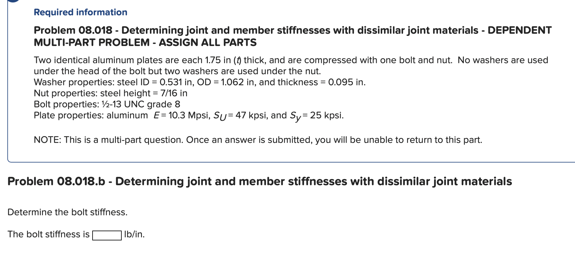 Solved Required information Problem 08.018 - Determining | Chegg.com