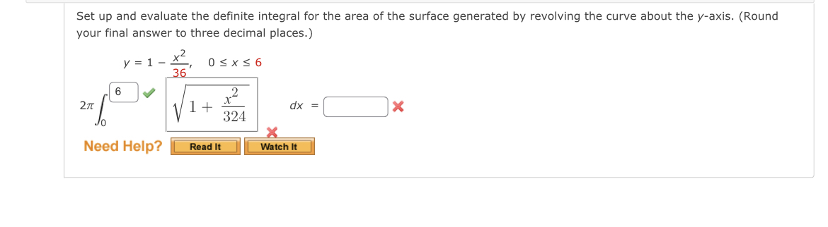 Solved Set up and evaluate the definite integral for the | Chegg.com