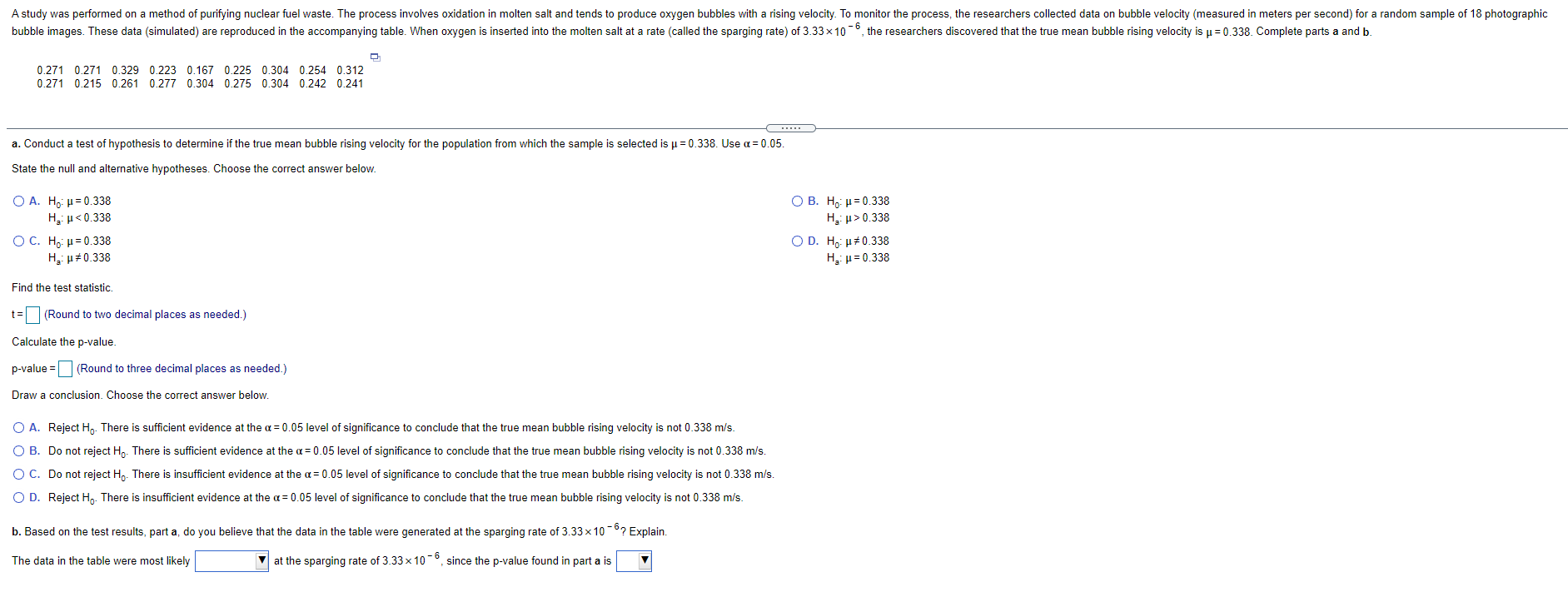 Solved 0.271 0.271 0.329 0.223 0.167 0.225 0.304 0.254 0.312 | Chegg.com