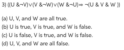 Solved Determine whether each assertion is true for the | Chegg.com