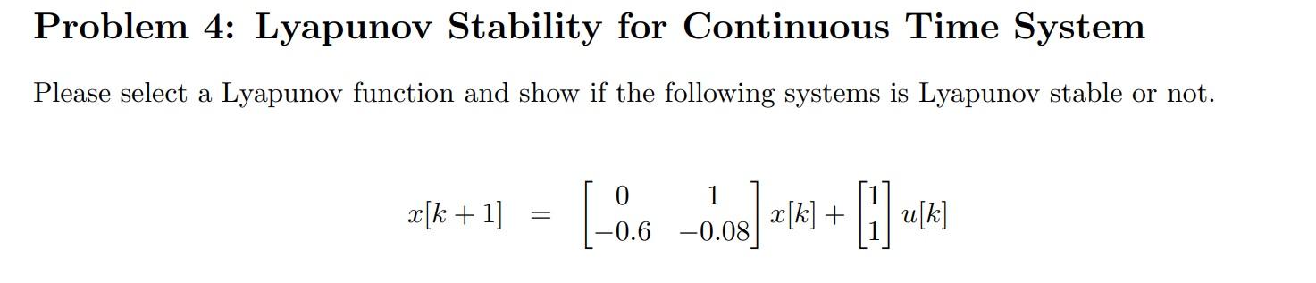 Solved Problem 5: Canonical Forms and State Space | Chegg.com
