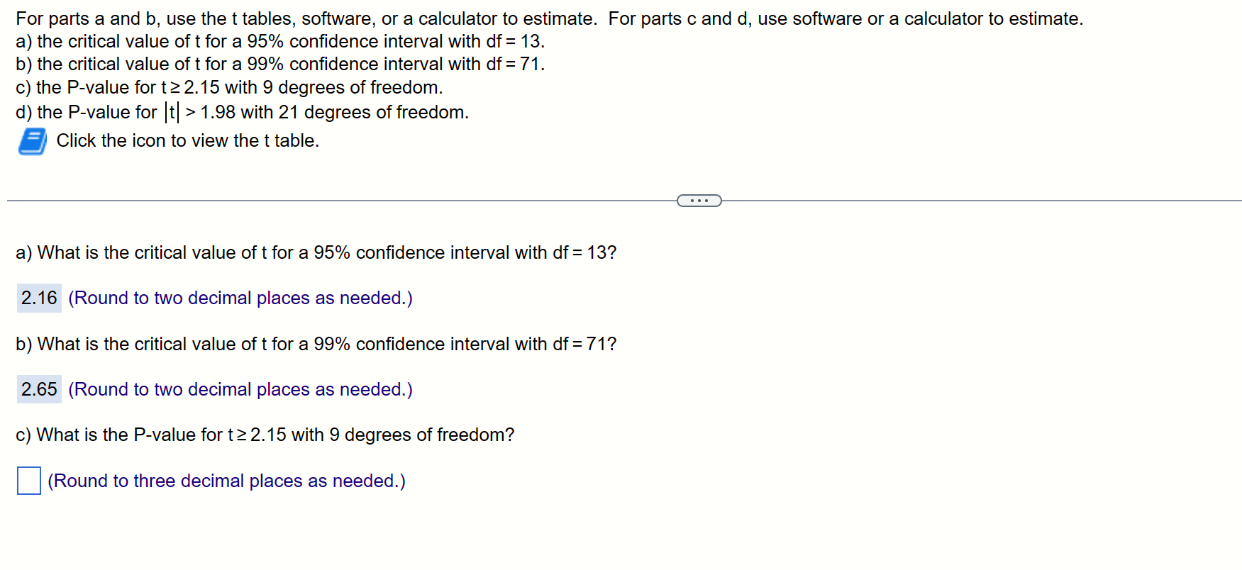 can you explain how to get the anwers with the | Chegg.com can you explain how to get the anwers with the | Chegg.com