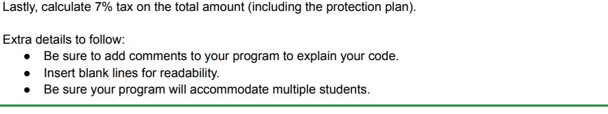 Solved Write a program to assist the SCC Book Inn in | Chegg.com