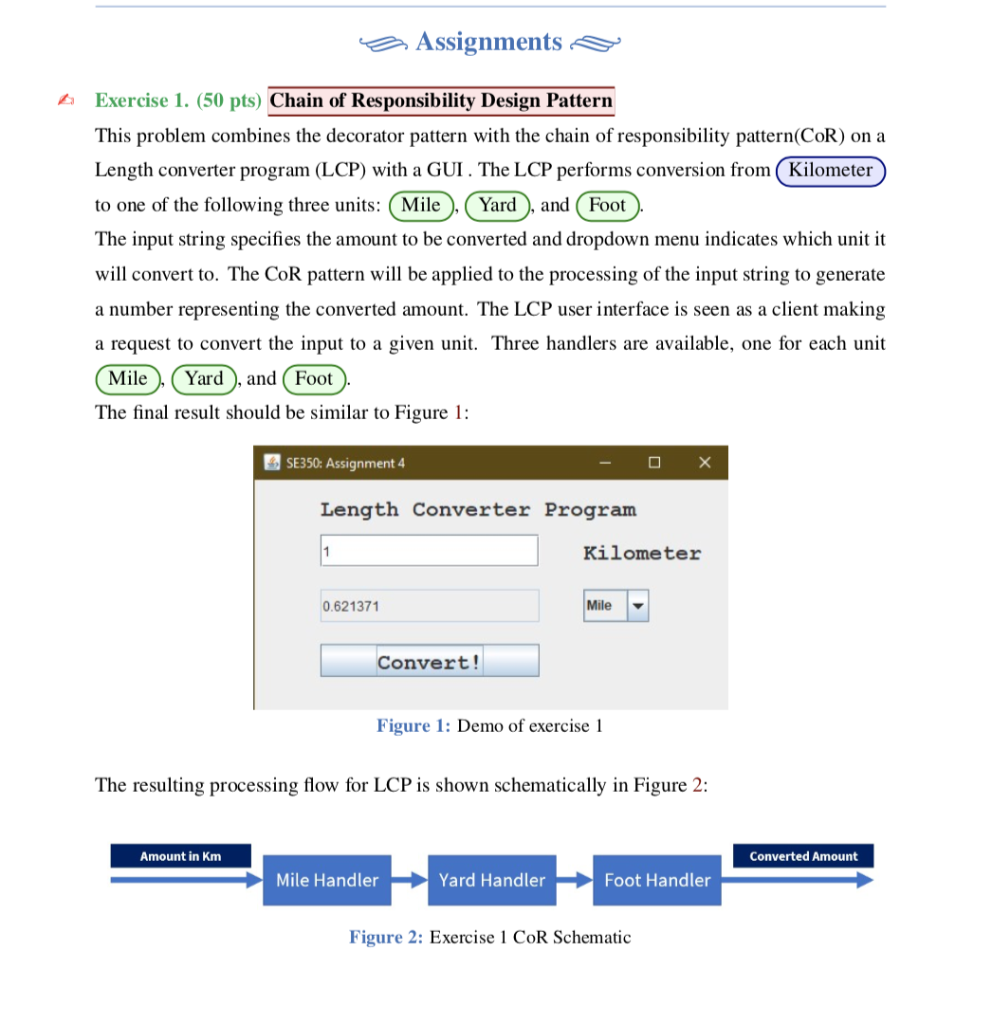 Solved a Assignments Exercise 1. (50 pts) Chain of | Chegg.com
