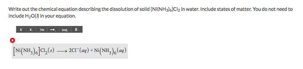Solved Write out the chemical equation describing the | Chegg.com