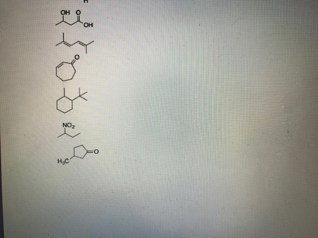 Solved OH 0 HO บ NO2 0 H3C | Chegg.com