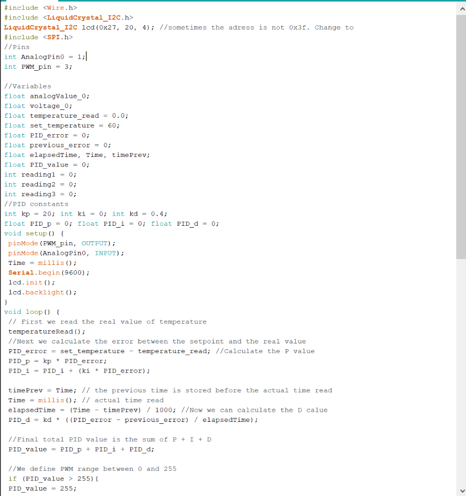 #include #include LiquidCrystal_12C lcd (0x27, 20, | Chegg.com