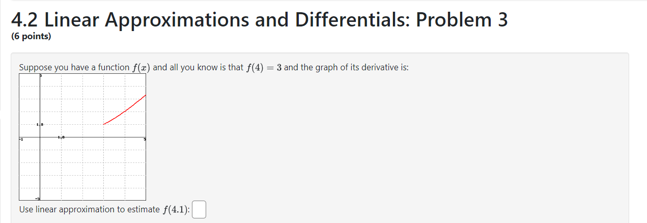 Solved 4.2 Linear Approximations And Differentials: Problem 