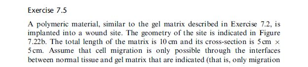 Exercise 7.5 A polymeric material, similar to the gel | Chegg.com