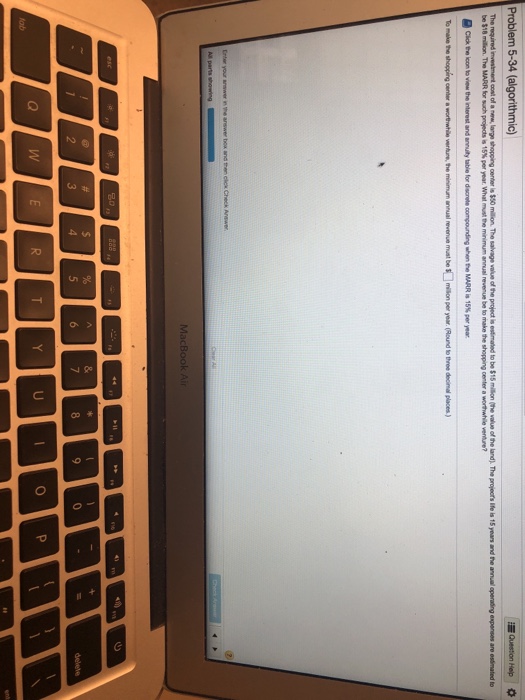 Solved Problem 5-34 (algorithmic) Question Hejp 1 9 0. 2 | Chegg.com