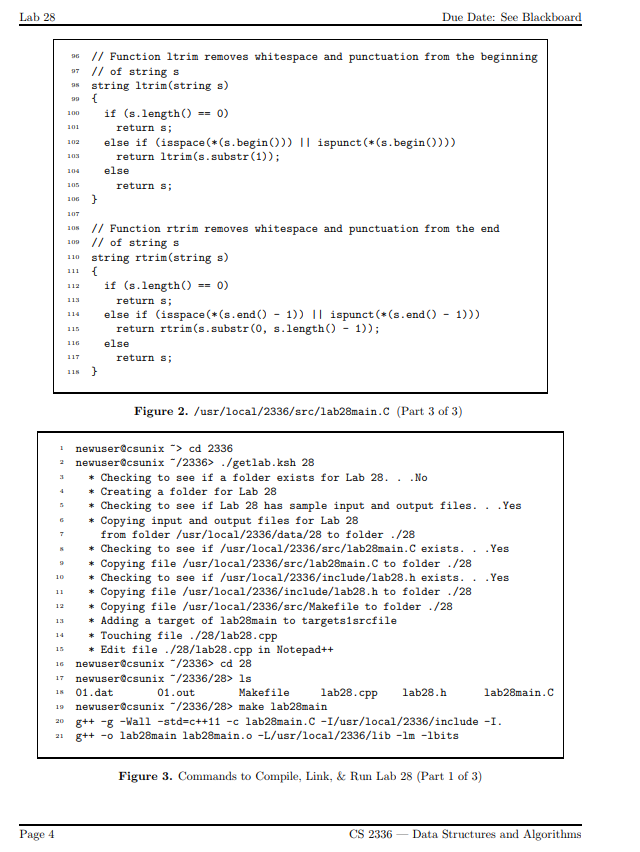 Lab 28 Due Date: See Blackboard Source File: | Chegg.com
