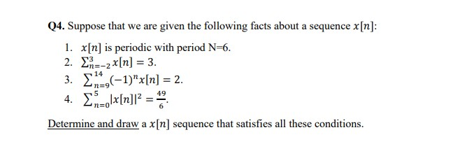 Solved Q4. Suppose that we are given the following facts | Chegg.com