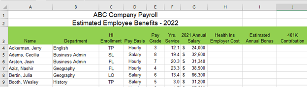 Solved Write a formula (in column H) using the VLOOKUP() | Chegg.com