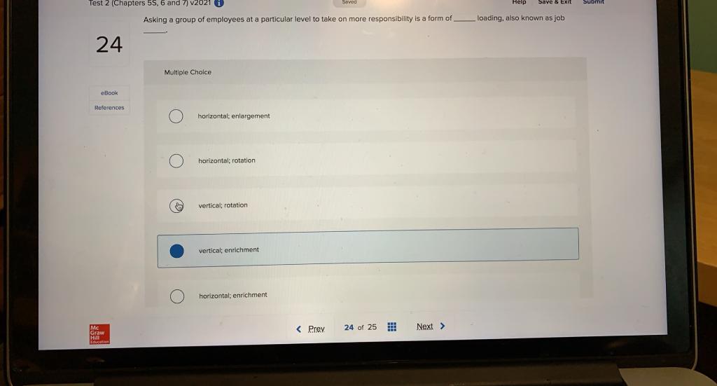 Solved Test 2 (Chapters 5s, 6 and 7) v2021 Help Save & EXIT | Chegg.com