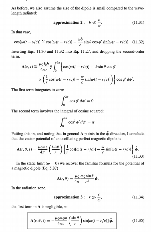 Solved 1. A) (3 pts) We derived the radiation resistance of | Chegg.com