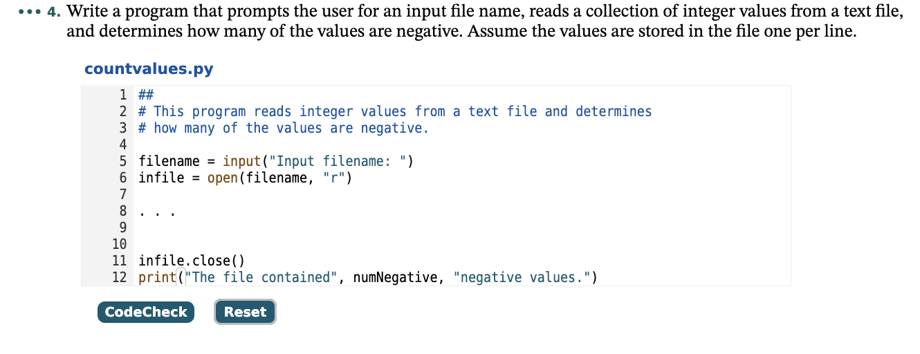 Solved •• 3. Modify the total.py program so that it writes | Chegg.com