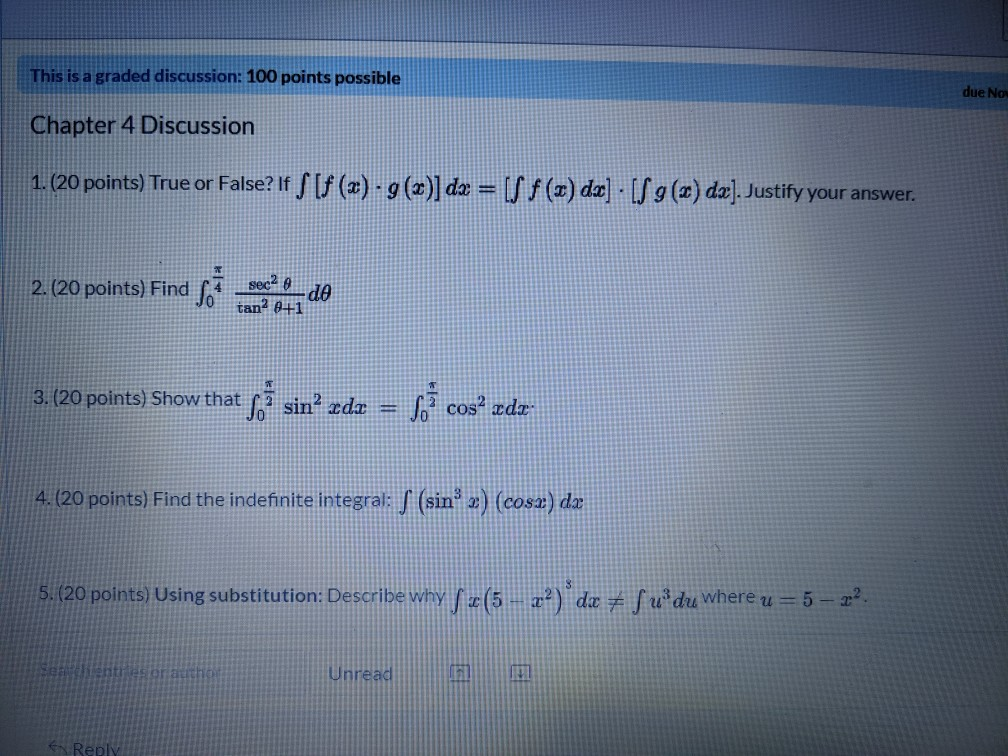 Solved This is a graded discussion: 100 points possible due | Chegg.com