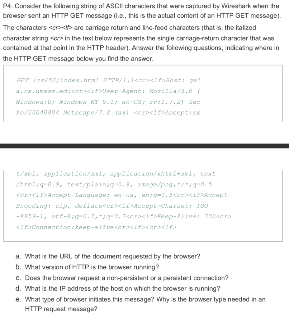Solved P4. Consider the following string of ASCII characters | Chegg.com