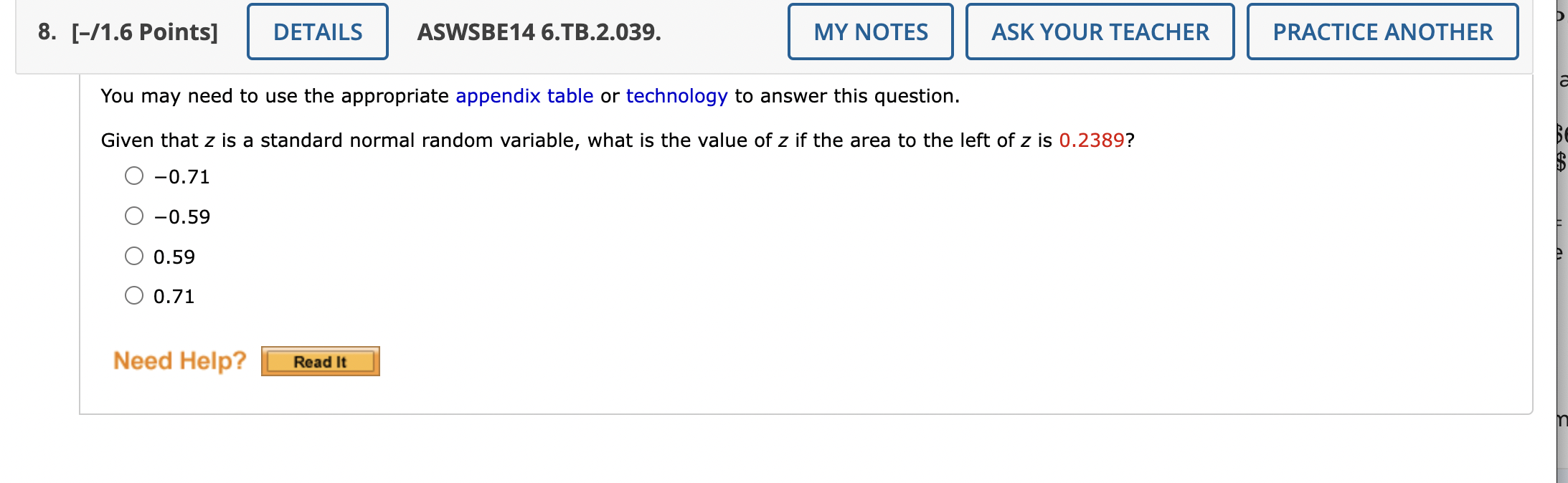 Solved You may need to use the appropriate appendix table or | Chegg.com