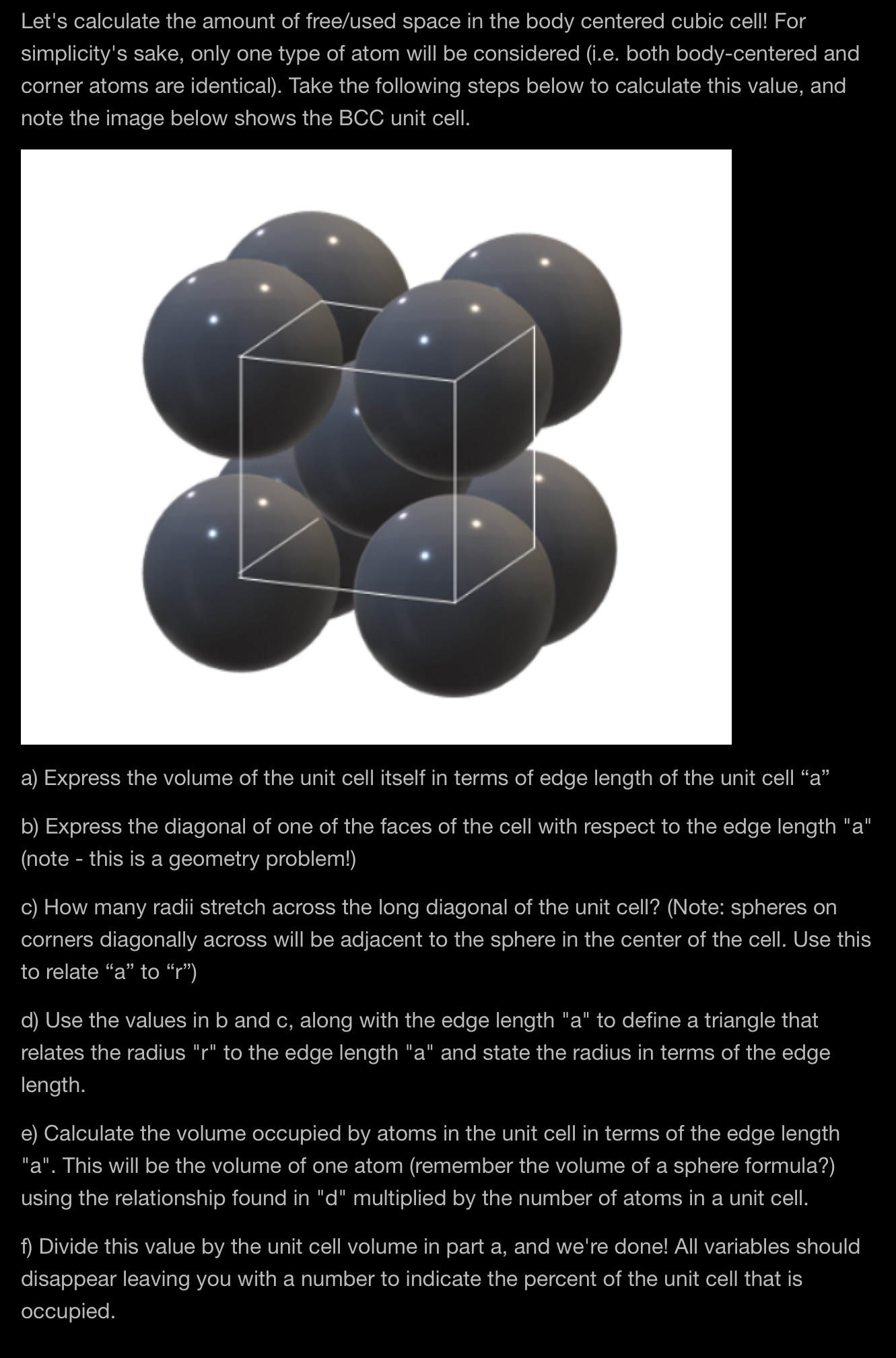 Let's calculate the amount of free/used space in the | Chegg.com