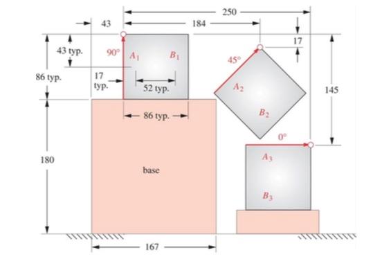 Solved In the diagram below a machine part (box) is shown in | Chegg.com