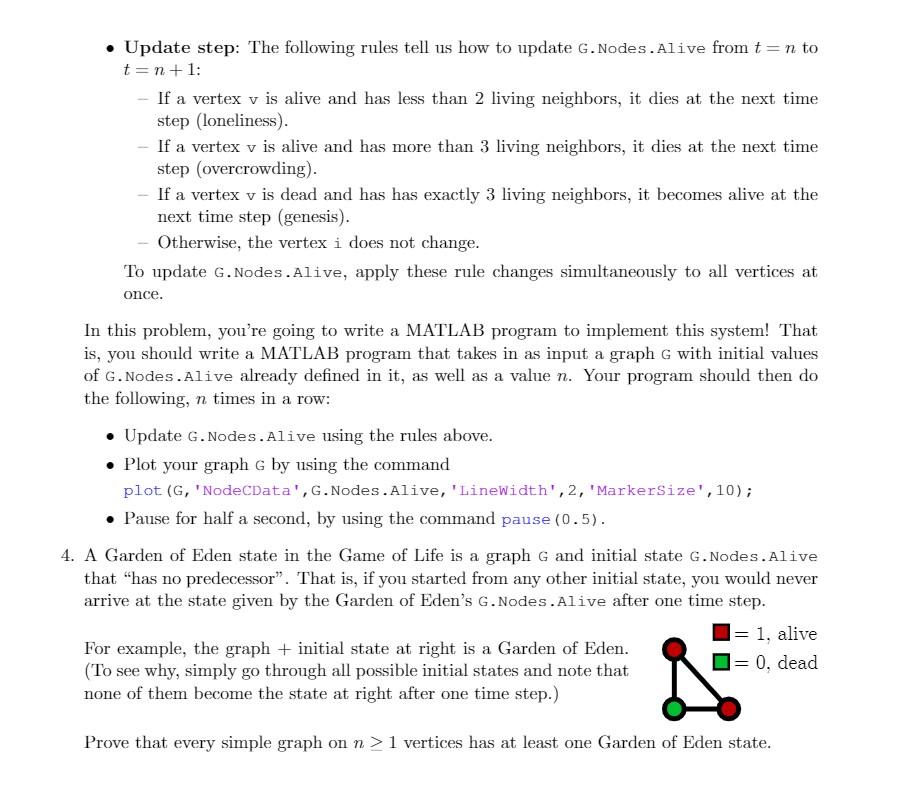 Solved 3. In the non-MATLAB Grader problem #2, you're asked | Chegg.com