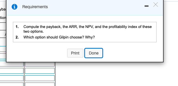 More Info The company is considering two options. | Chegg.com